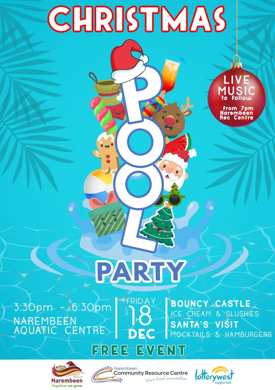 Christmas Pool Party » Shire of Narembeen